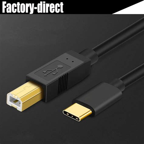 Usb Type C Printer Cable Usb C To Usb Bm Cable Cord Ft M For Printers Scanners Copper