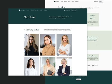 Psychologist Responsive Therapy Website Template By Fourtwelve