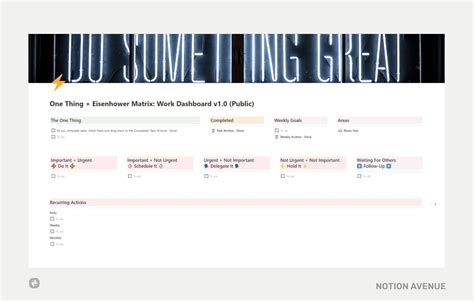 10 Notion Eisenhower Matrix Templates To Prioritize What Matters