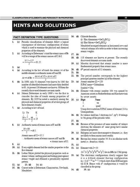 Periodic Table Solutions Download Free Pdf Ion Periodic Table