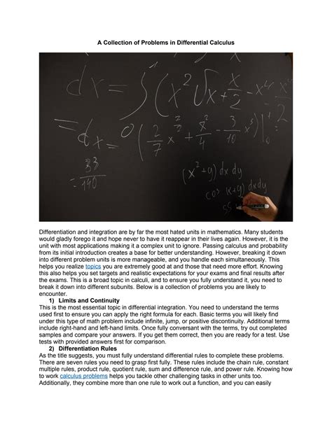 A Collection Of Problems In Differential Calculus By Plainmath2021 Issuu