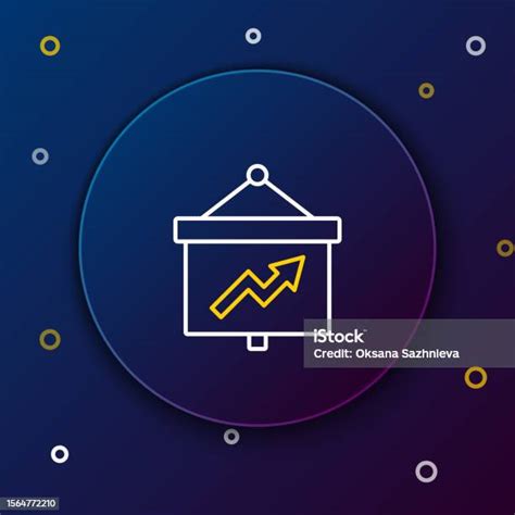 그래프 일정 차트 다이어그램 인포그래픽 파이 그래프 아이콘이 파란색 배경에 분리되어 있는 라인 프레젠테이션 금융 비즈니스 게시판
