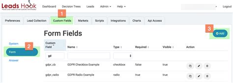 How To Add A Radio Or Checkbox Button To Get Consent Meet GDPR Requirements LeadsHook