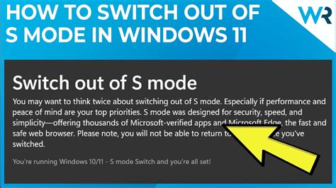 How To Easily Turn Off S Mode In Windows 11 Youtube