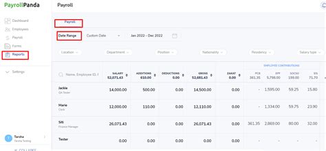 How To Generate Payroll Reports Payrollpanda
