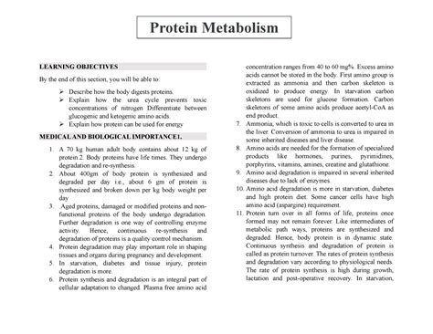 4 Proteins Are Good For Health Learning Objectives By The End Of This Section You Will Be