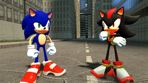 Sonic And Shadow Sa2 Style By Waifuslayer64 On Deviantart