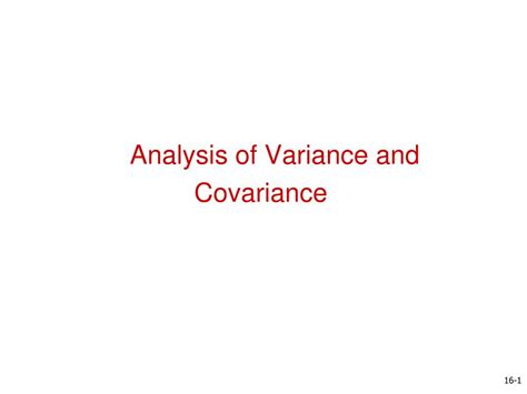 PPT Analysis Of Variance And Covariance PowerPoint Presentation Free Download ID 4535304