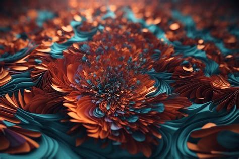 Premium Photo 3d Abstract Geometrical Kaleidoscope Transformation Fractal Distortion Of