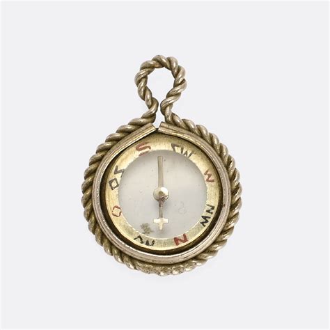 Victorian Miniature Compass Pendant Butter Lane Antiques