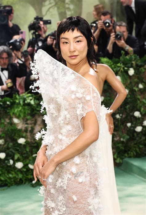 Greta Lee At The Met Gala The 3 Arm Problem R Confusing Perspective