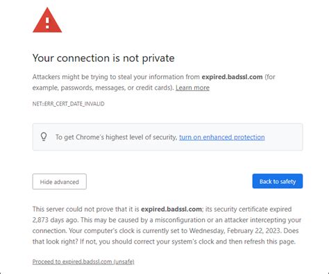How To Fix “your Connection Is Not Private” Errors Mailinvestblog