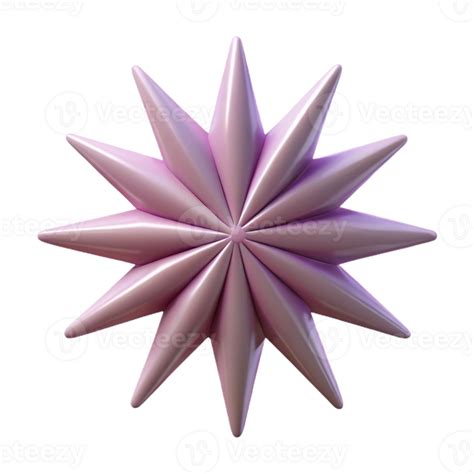 Rare Vintage Symmetrical Starburst With Clean Lines Flat Color Sharp Edges With Scalable