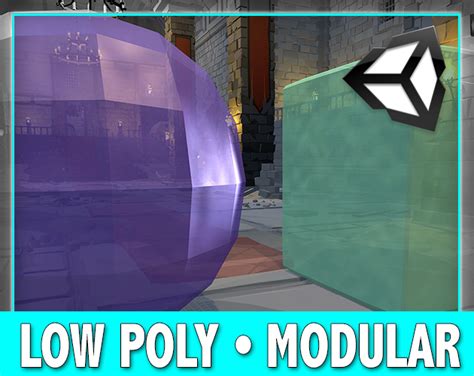 Low Poly Character Gelly Cube Sphere Fantasy RPG Unity By Infinity PBR
