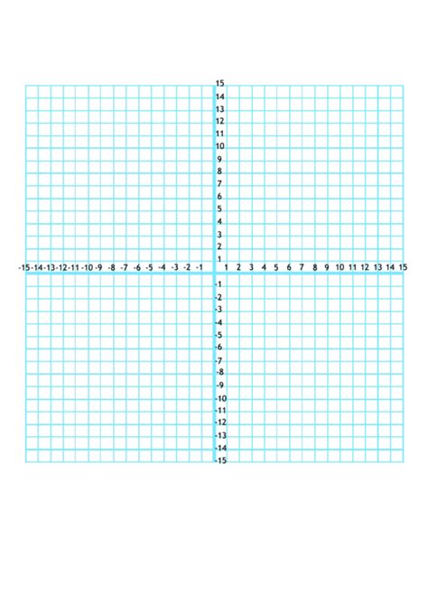 Printable Numbered Graph Paper