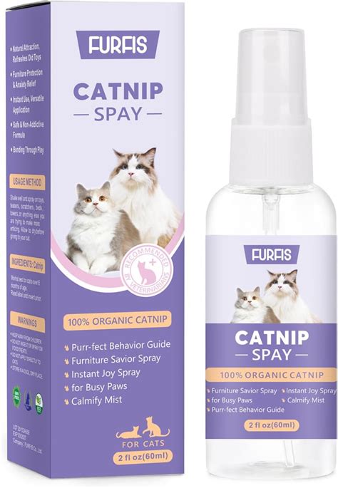 Organic Catnip Spray For Cats And Kittens Extra Strength Catnip Formula Renews Cat
