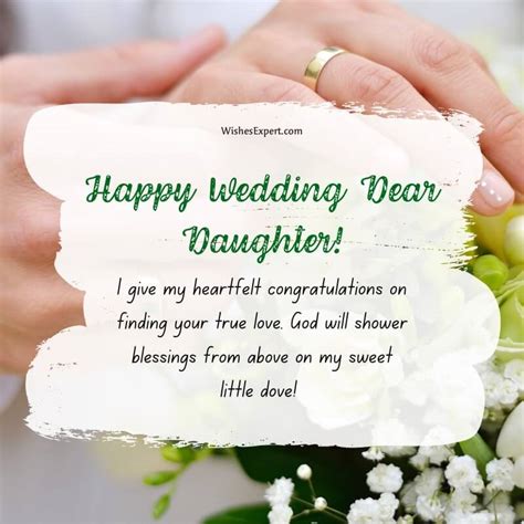 25 Beautiful Wedding Wishes For Daughter