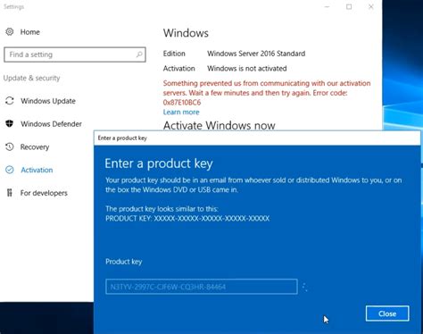 Free Windows Server 2016 Product Key