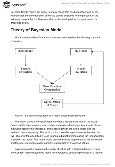 Computer Vision Tracking The Hand Using Bayesian Models 998 Words Research Paper Example