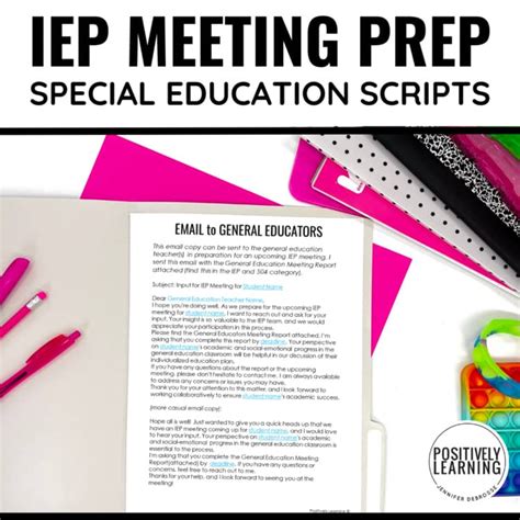 Special Education Scripts Bundle Of Editable Talking Points Tpt