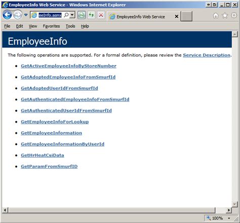 C Methods In Web Service In Vs2010 Framework 35 Not Showing Up When