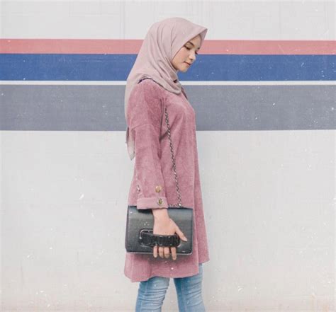 Detail Warna Hijab Yang Cocok Untuk Baju Dusty Pink Koleksi Nomer