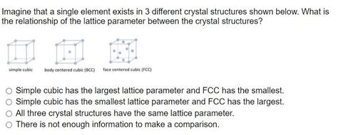Solved Imagine That A Single Element Exists In 3 Different Chegg Com
