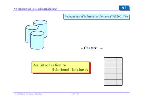 Relational Databases And Database Concept Ppt