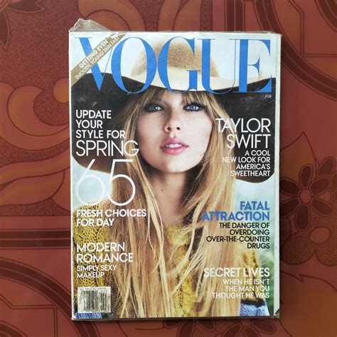 Taylor Swift Vogue Magazine February 2012 Hobbies And Toys Books