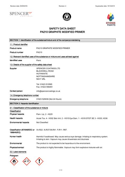 Primer Paint Data Sheet At Emerita Yamamoto Blog