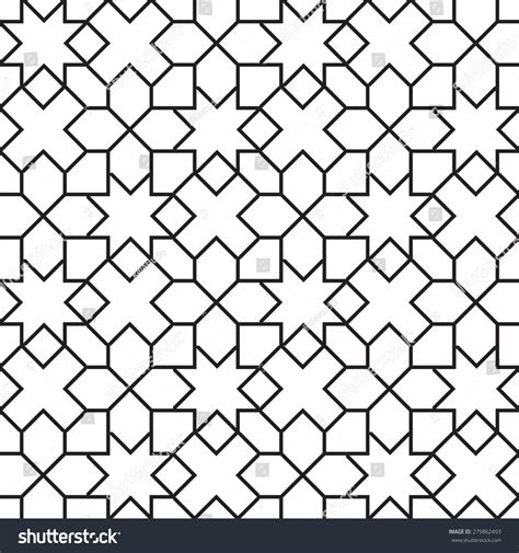 Seamless Girih Geometric Pattern Stock Illustration 279862493 Shutterstock
