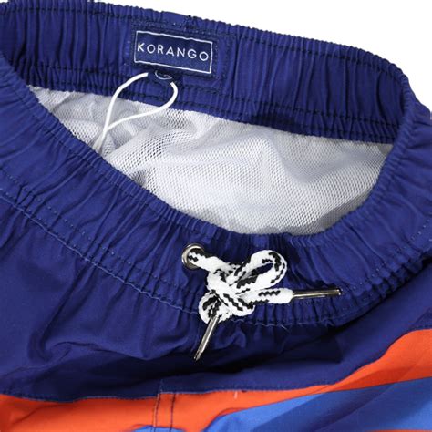 Korango Stretch Navy Contrast Quick Dry Boardies Wrapped Cootamundra