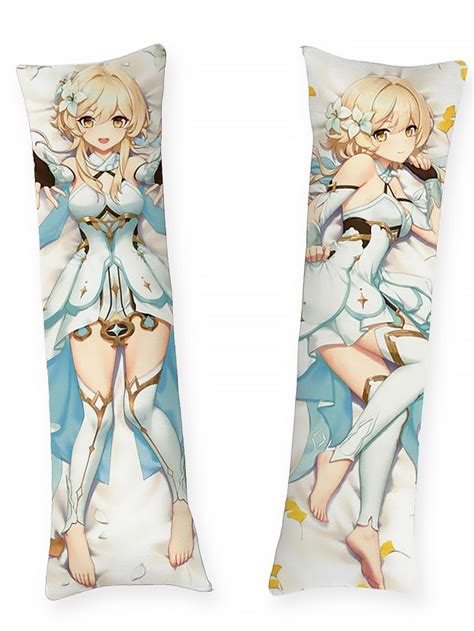 Genshin Impact Lumine Body Pillow Dakimakura Anime Body Pillow