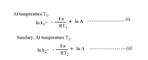 Two Point Arrhenius Equation Easy Derivation 3 Application Chemistry Notes