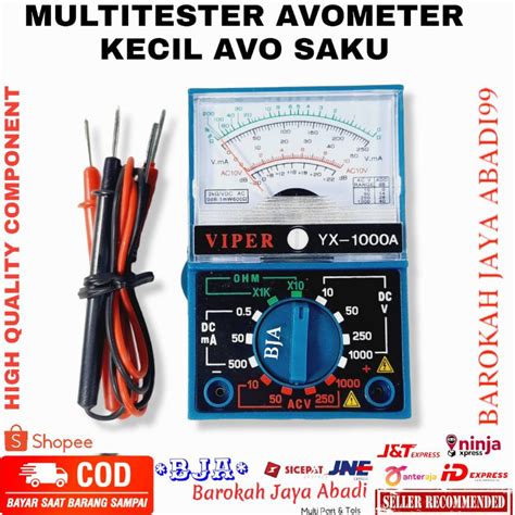 Jual Multitester Analog Avometer Analog Multimeter Analog Yx 1000a