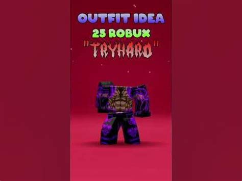 25 Robux Tryhard Roblox Outfits Youtube