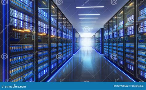Server Roomlarge Storage Centerdata Center And Data Connectivity