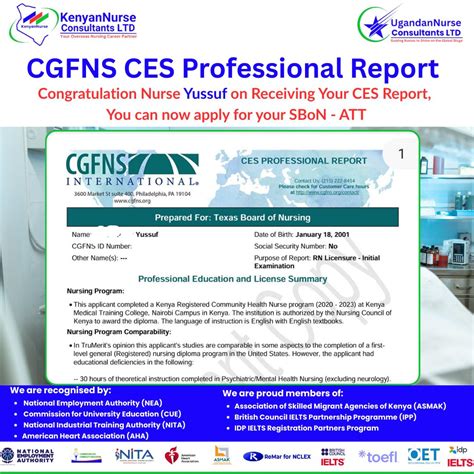 Congratulations Yussuf 🎊🎊👏your Cgfns Ces Report Issuance Lets
