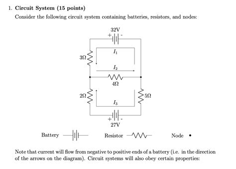 Solved Circuit System 15 Points Consider The Following