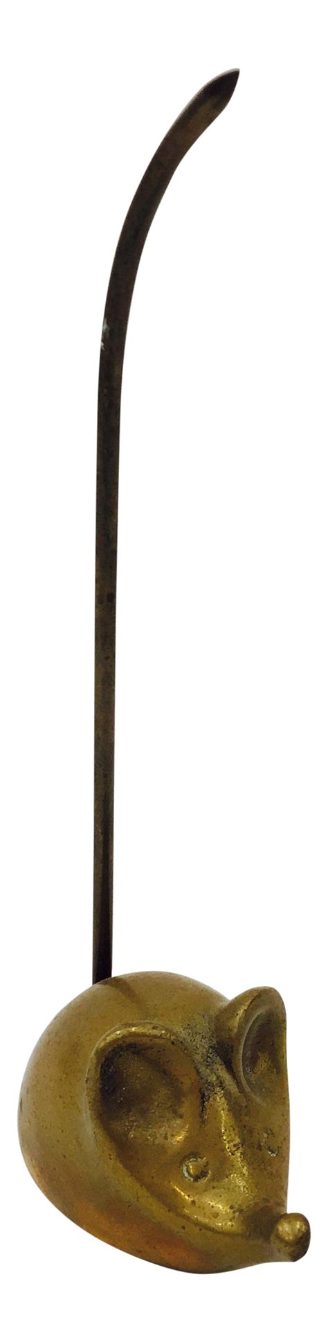 Vintage Solid Brass Mouse Figure Chairish