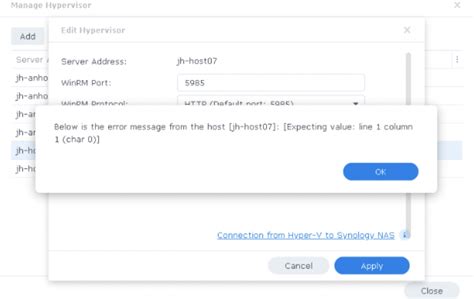 active backup for business hyper v 连接 个人笔记分享