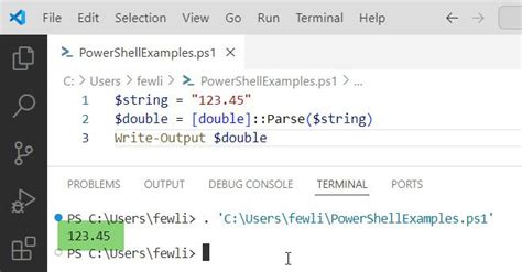 How To Convert String To Double In Powershell