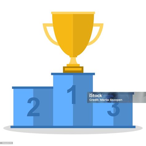 상으로 연단 첫 번째 수상 장소 전사 또는 수 상자 Infographic 요소 벡터 일러스트 레이 션 1에 대한 스톡 벡터 아트 및 기타 이미지 Istock