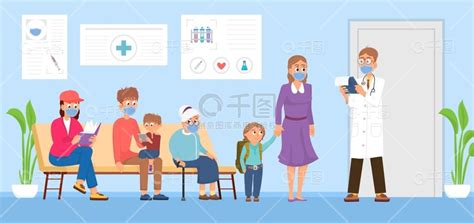 办公室背景 卡通风格的医院等候区 模板免费下载 Eps格式 1000像素 编号69625036 千图网