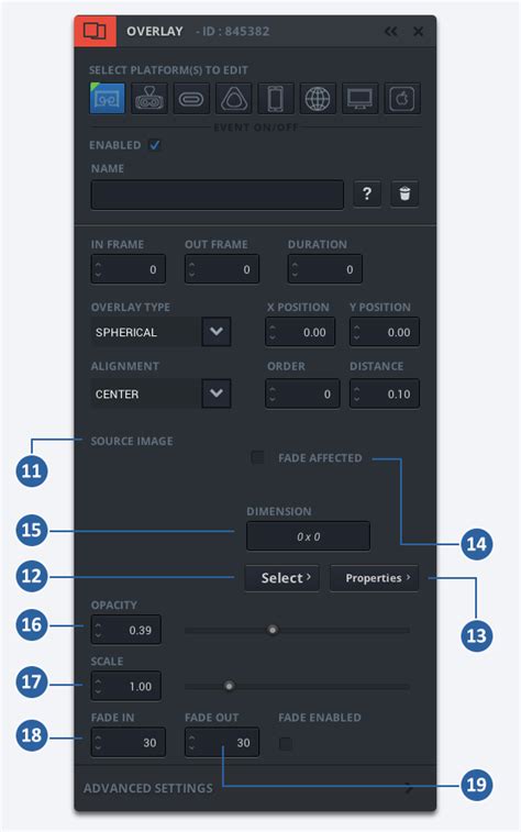 Overlay Editor Liquid Cinema