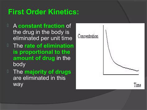 Clinical Pharmacokinetics I Half Life Order Of Kinetics Steady State PPT