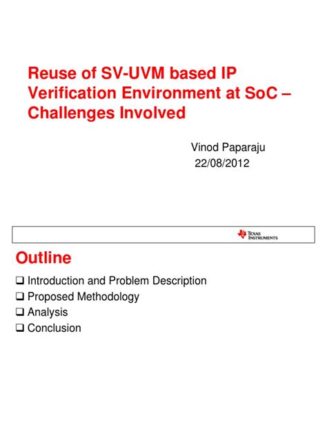 Beyond Uvm For Soc Verification Pdf Pdf System On A Chip Hardware Description Language