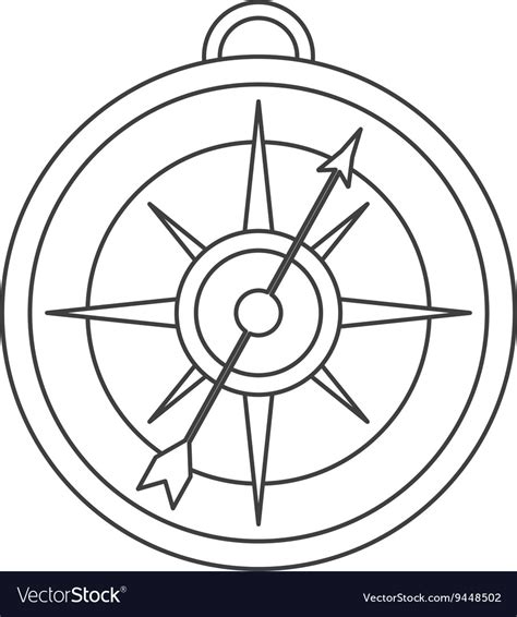 Simple Compass Drawing