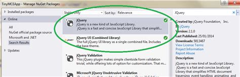 The Aspnet Mvc Club Step By Step How To Use The Tinymce Rich Editor