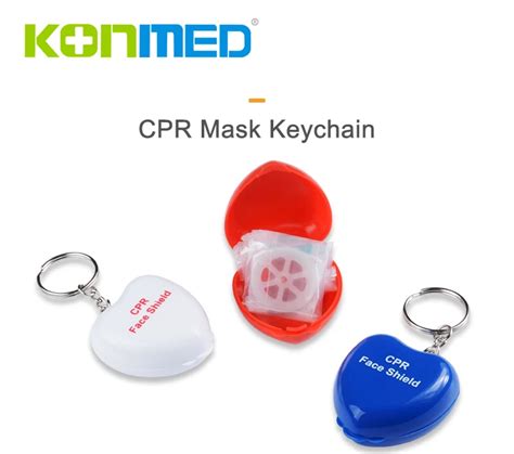 Wholesale Disposable Cpr Life Key Cpr Face Shield Mask Keychain For